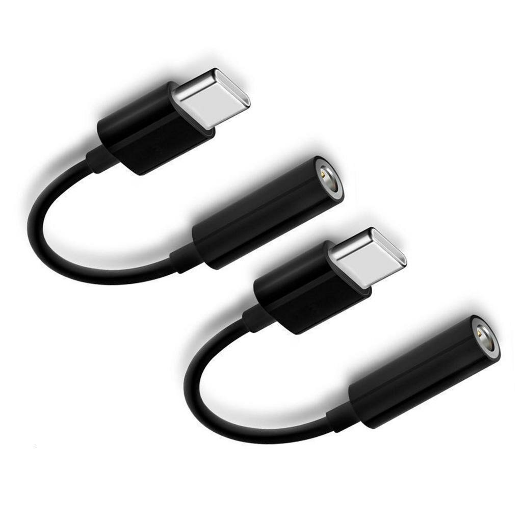 USB-C-адаптер для наушников, Черный