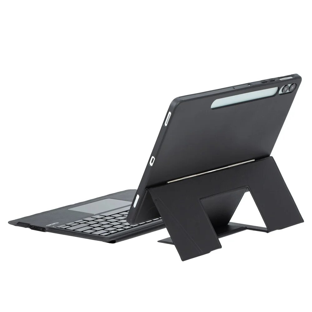 Съемная клавиатура Seonstai для Samsung Galaxy Tab S10 Plus с подсветкой черный, Русский