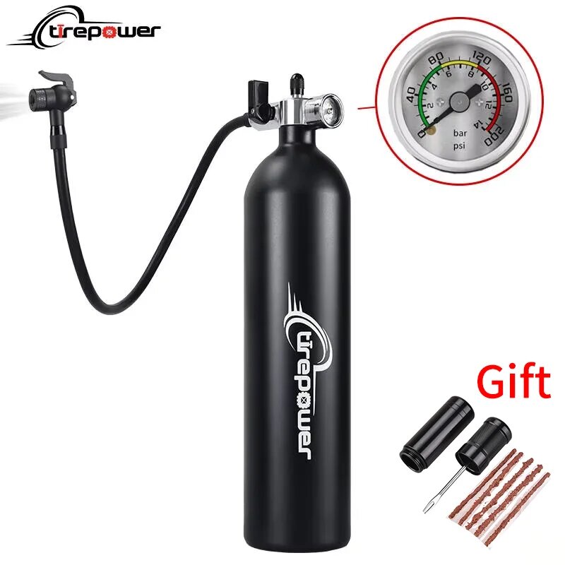 CTREPOWER Бустер для шин 1.3 л, черный FP1000-V5-G-Black