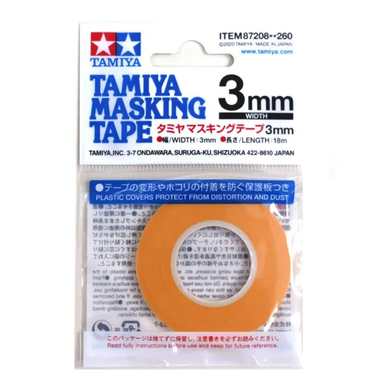 Инструменты для моделирования Tamiya Covering tape for model spraying and coloring 1/2/3/6/10/18mm