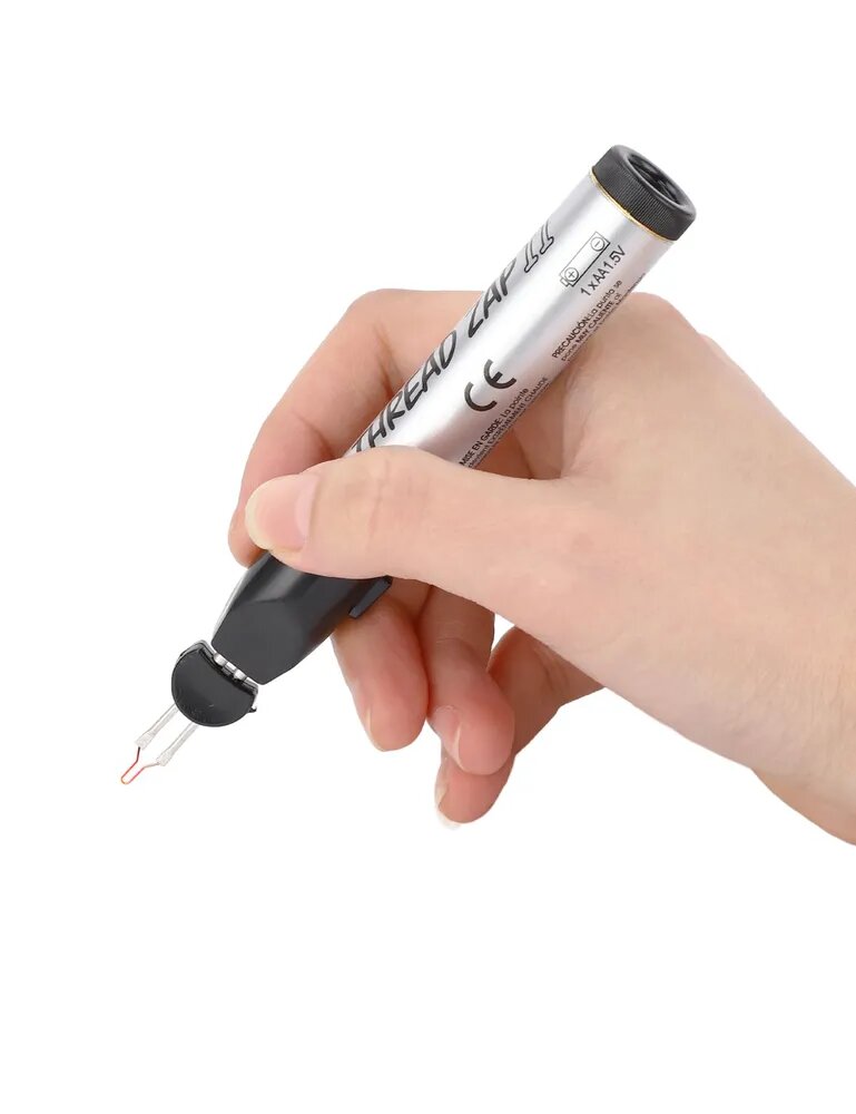 Прижигатель для ниток ; Запаиватель нити ; Беспроводной, АА