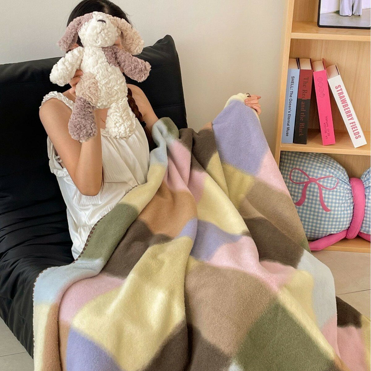 Двустороннее кашемировое многофункциональное одеяло класса А, одеяло для дивана, уличное одеяло, одеяло для офиса,