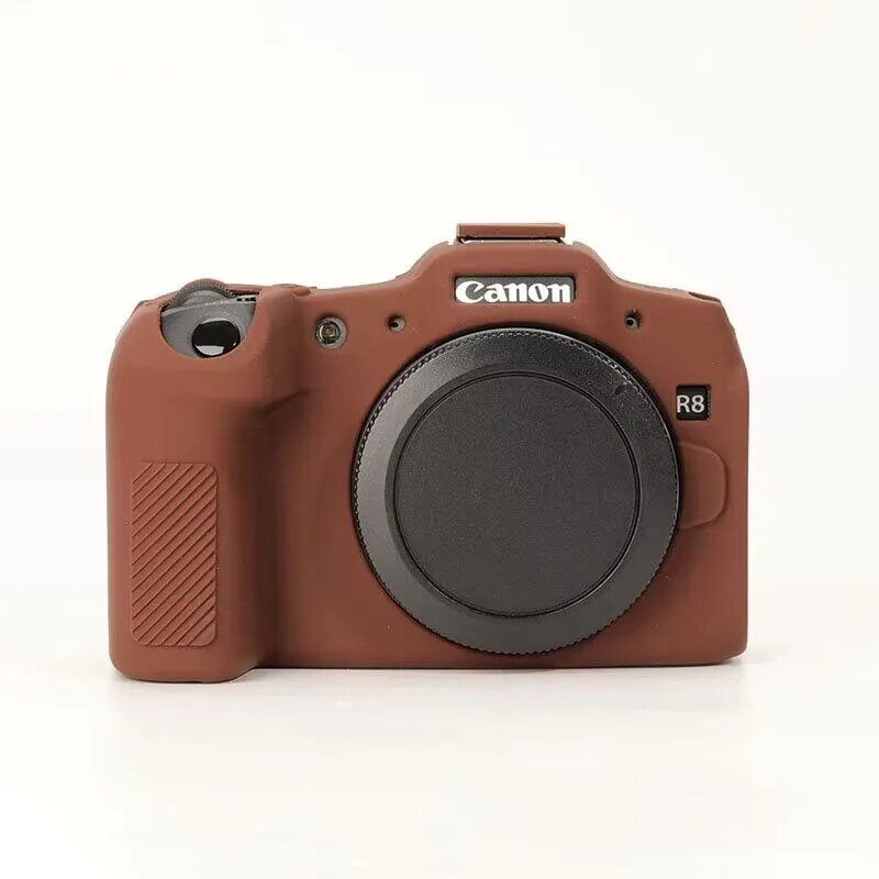 Защитный силиконовый чехол для фотоаппарата Canon EOS R8 ультра-тонкая полимерная из мягкого качественного силикона