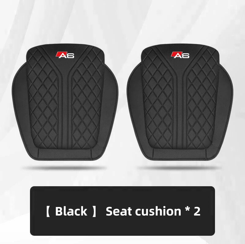 Чехол на автомобильное сиденье для Audi A1 A3 A4 A5 A6 A7 A8, универсальная подушка для переднего/заднего сиденья, защитная накладка на стул, авто аксессуары для интерьера A6-Seat 2pcs