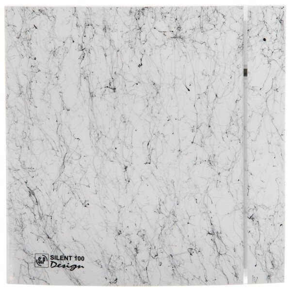 Накладной вентилятор Soler Palau SILENT-100 CZ MARBLE WHITE DESIGN 4C с 5 сменными полосками