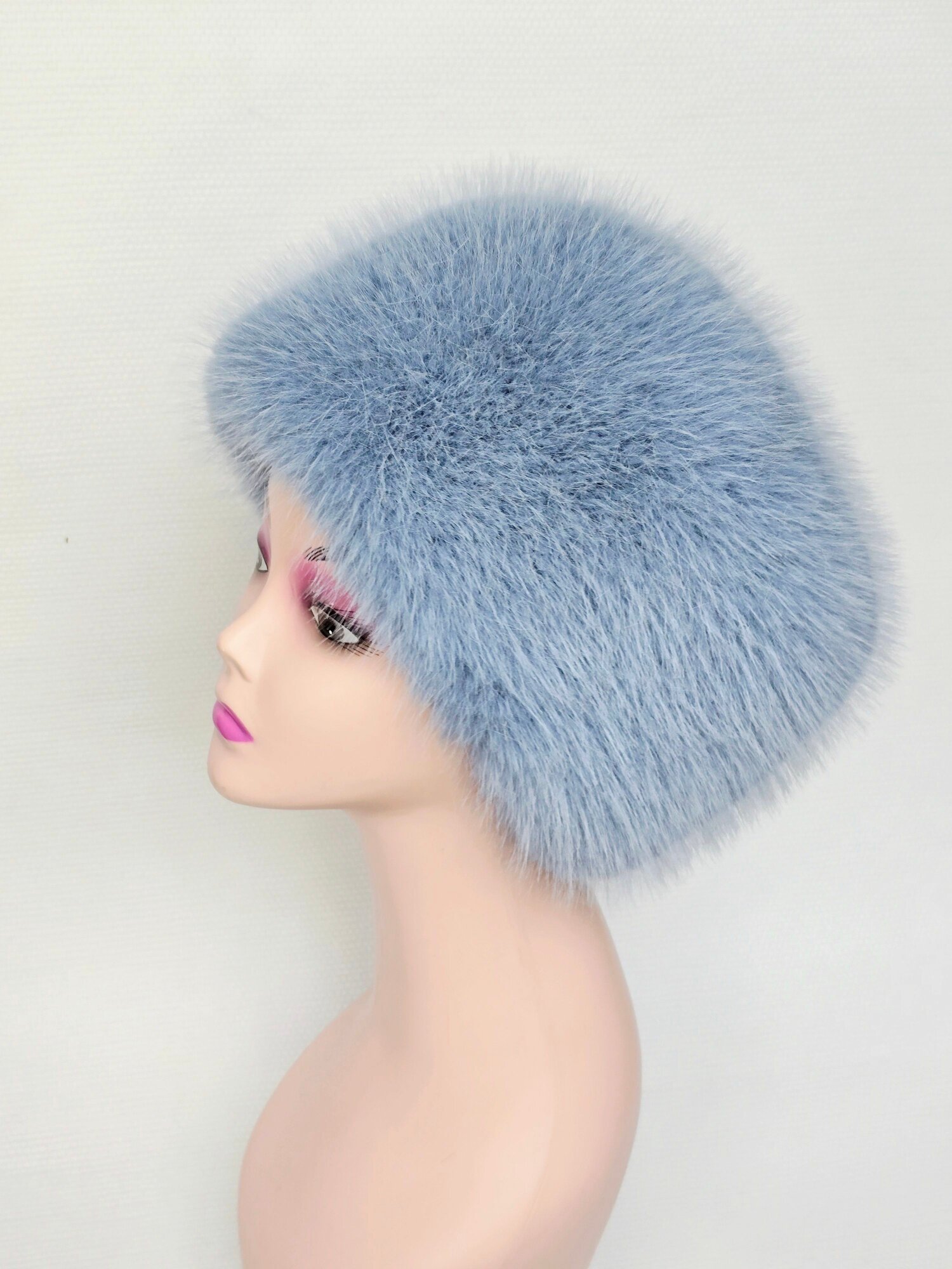 Шапка кубанка экомех для женщин