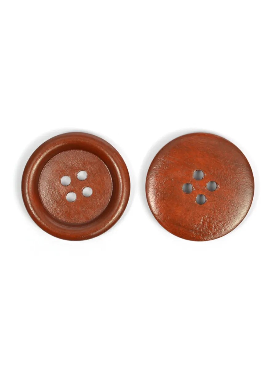 Пуговицы деревянные 32 мм 20 шт