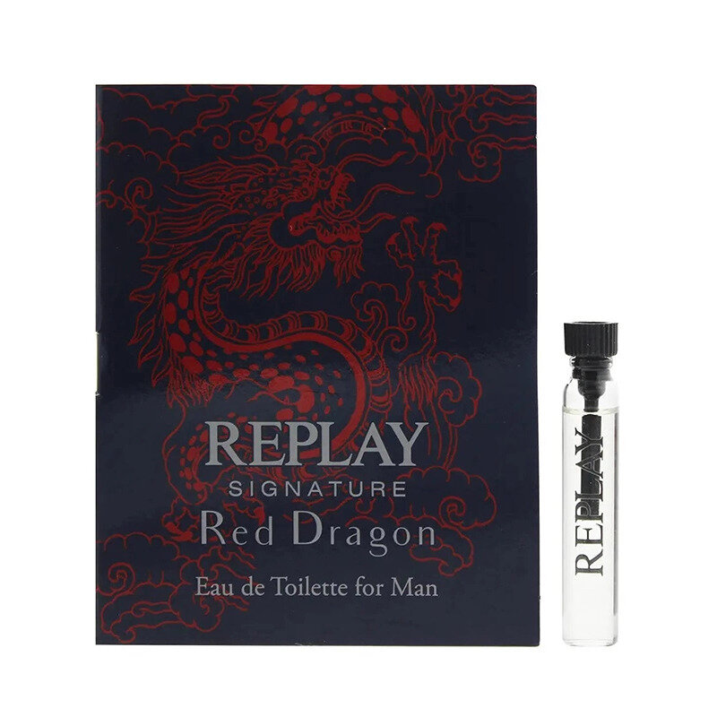 Туалетная вода Replay Signature Red Dragon миниатюра 2 мл / Пробник духов Реплей Сегнэчэ Ред Дрэгон