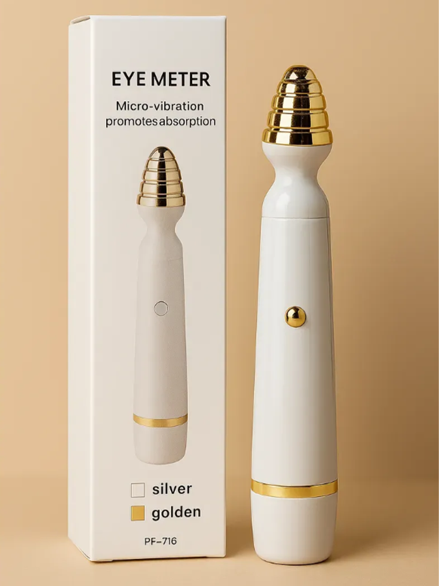 Массажер для кожи вокруг глаз и лица, белый