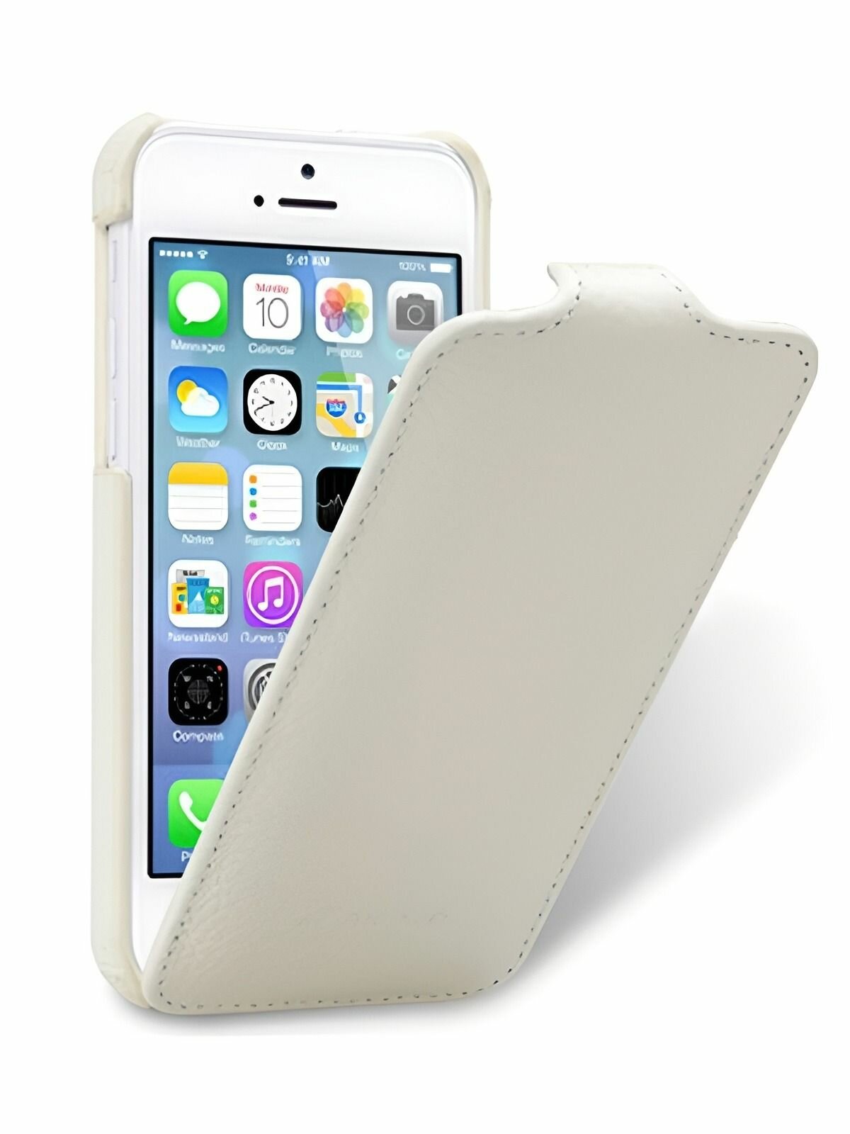 Кожаный чехол флип Melkco Jacka Type для Apple iPhone 5C