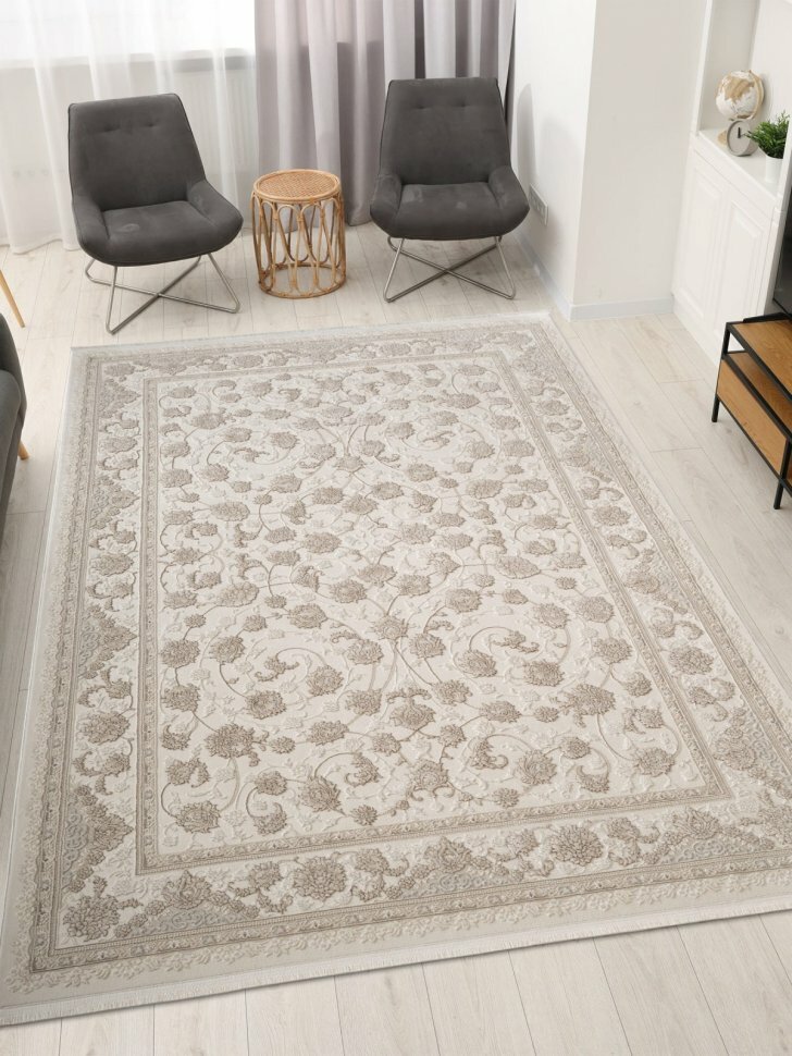 Ковер 27386A - BEIGE / D.BEIGE - Прямоугольник - коллекция MARDIN (1.45 х 2.3 м)