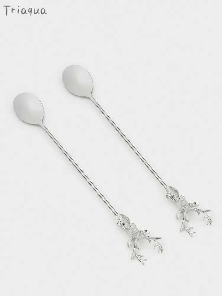 Ложка десертная Arctic deer W 2 предм. серебристый