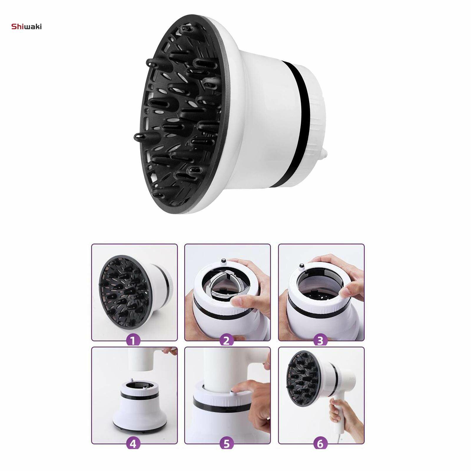 Универсальный диффузор для волос, фен-диффузор, насадка для вьющихся густых волн, диффузор для фена