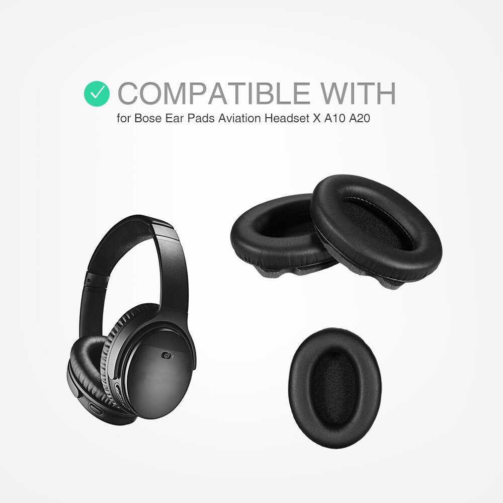 Амбушюры для наушников memory foam протеиновая кожа для гарнитуры Bose Aviation X/A10/A20