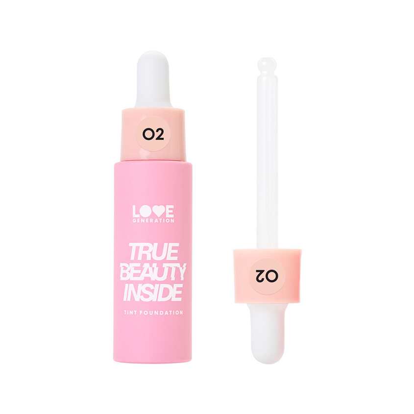 Крем-тинт тональный для лица LOVE GENERATION TRUE BEAUTY INSIDE тон 02 Milk vanilla