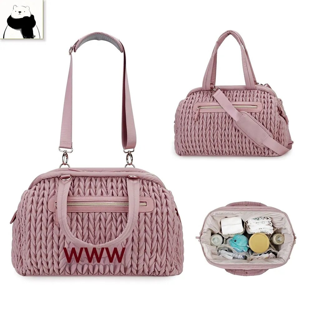 Diaper bag Сумка органайзер для коляски и мамы с термокарманами, Большая емкость