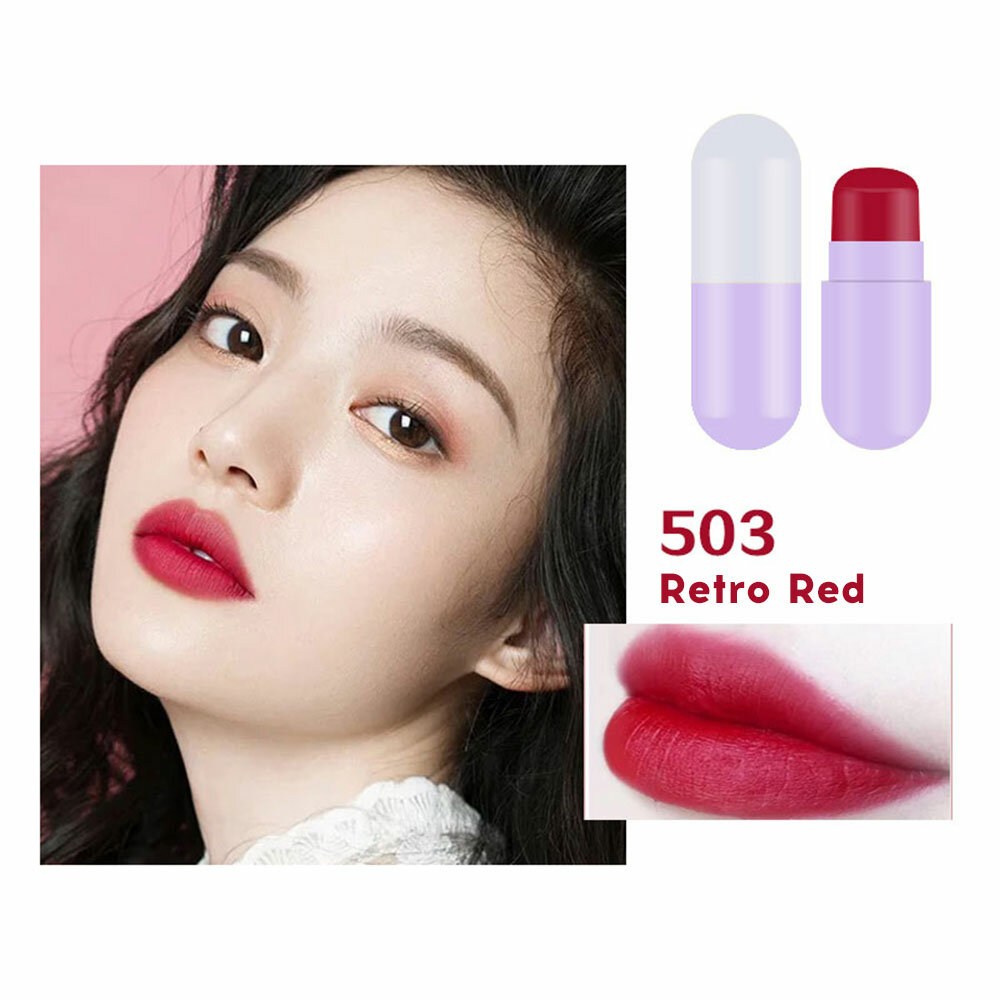 Гуду Мини Капсула Маленькая Помада Водостойкая Долговременная Увлажняющая Не Легко Смывается Цвет Макияж Подарки 5 Цветов На Выбор