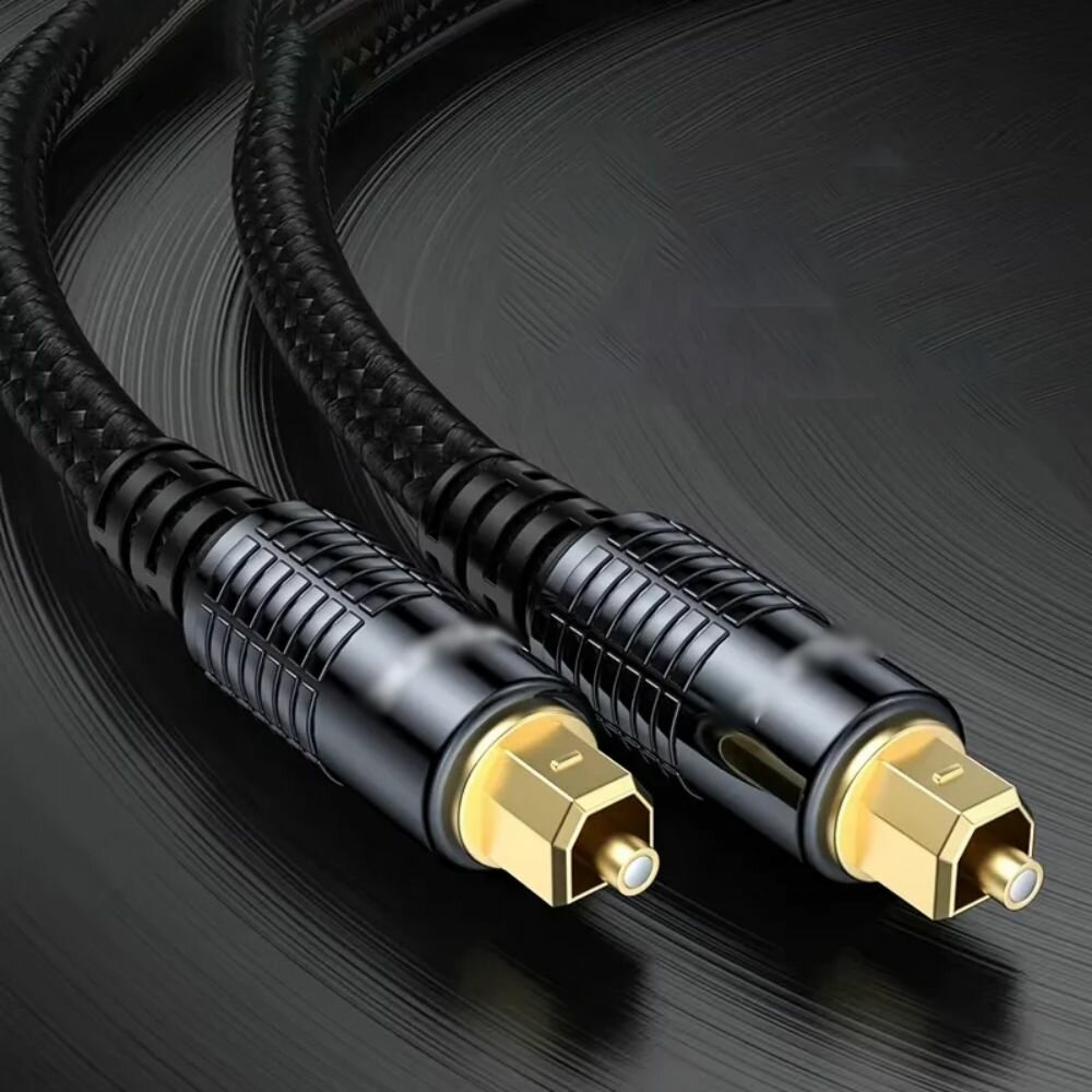 Цифровой аудиокабель SPDIF (оптический) для Hi-Fi 5.1, кабель Toslink для ТВ-приставки, PS4, колонок, Blu-ray плеера, Xbox 360, усилителя и сабвуфера.