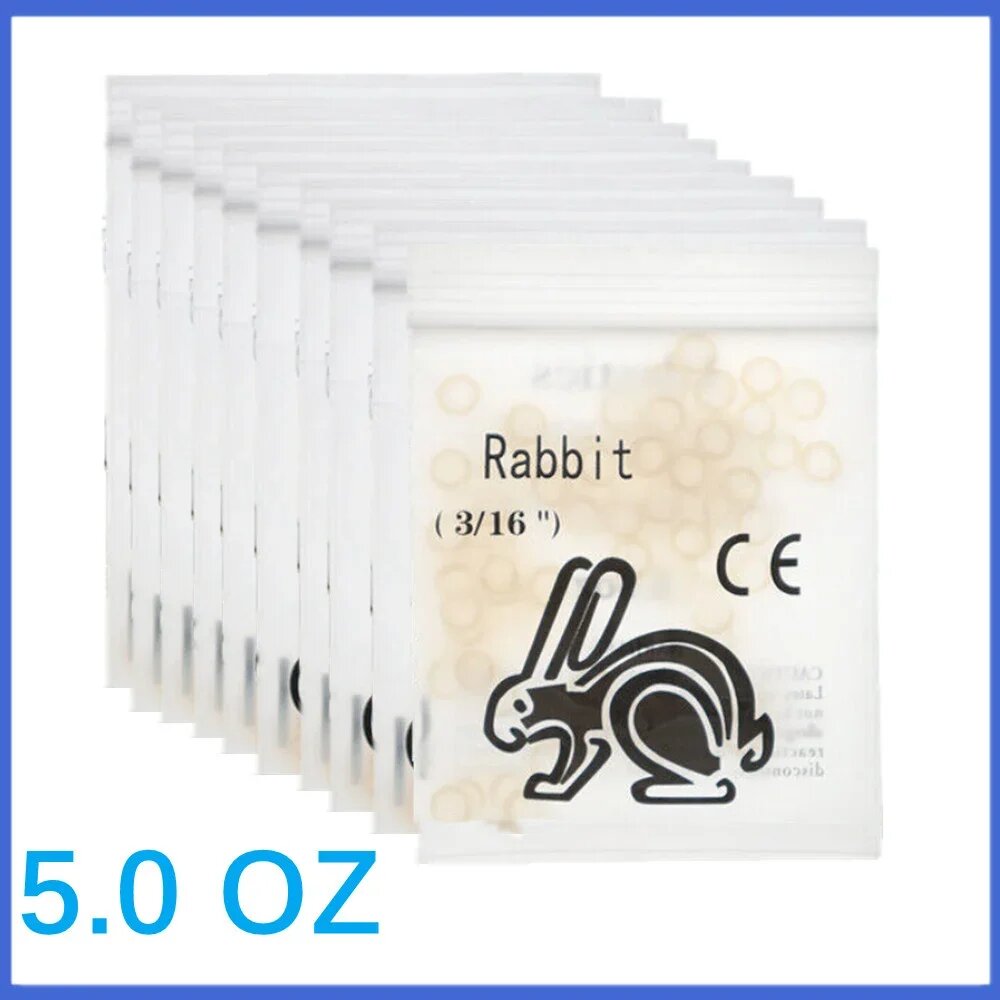 1000 шт, стоматологические ортодонтические эластичные резинки для брекетов для зубов, 5oz Rabbit