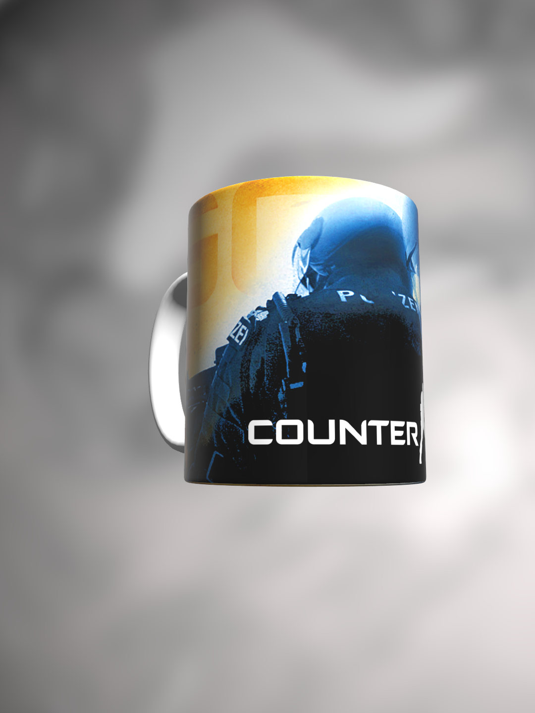 Кружка Counter-Strike Global Offensive 330 мл, керамическая с ярким принтом, подходит для СВЧ — фото 1