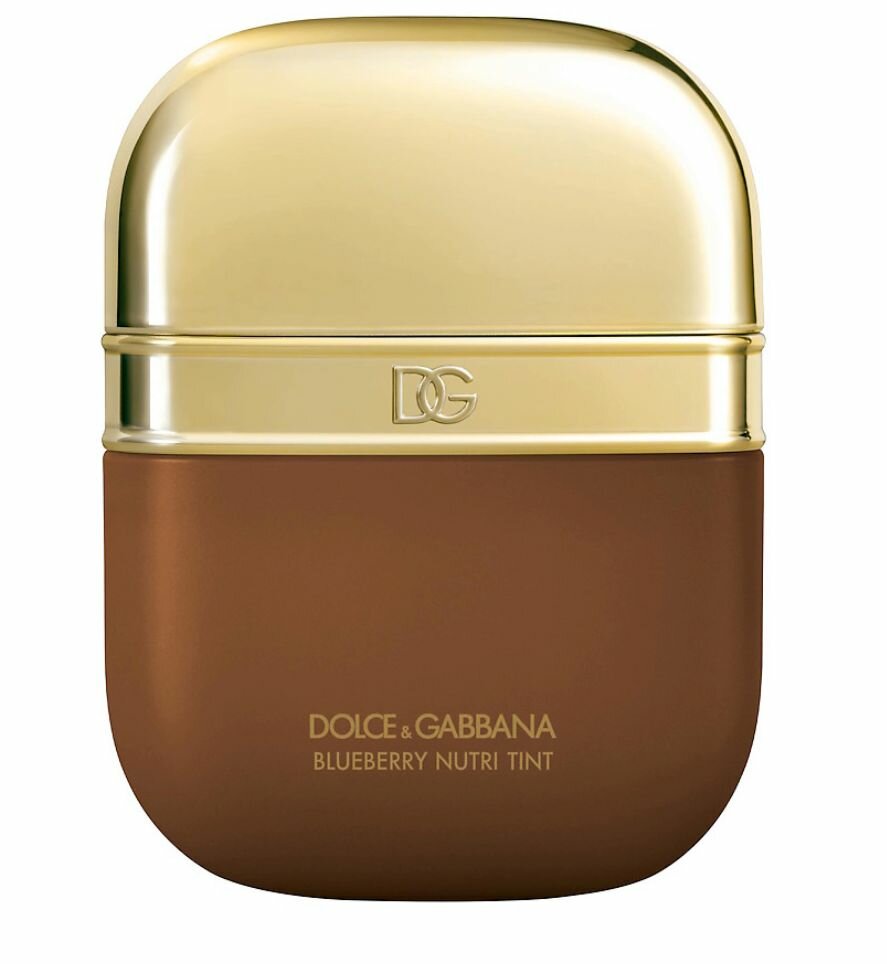 DOLCE&GABBANA Увлажняющий тональный крем с эффектом сияния SPF 20 PA+++ Blueberry Nutri-Tint, 34W Deep, 30 мл