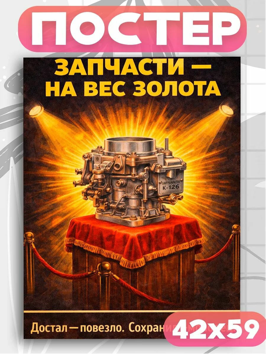 Постер на стену интерьерные в гараж