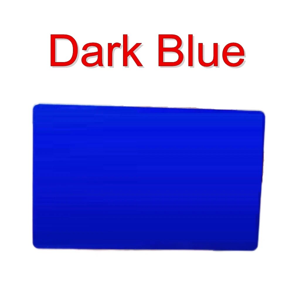 Металлические визитки YOOCNC, 50 шт, Dark Blue