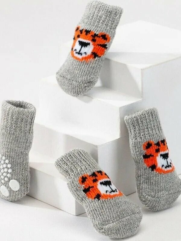 Носки для собак "Тигренок" Dog Socks Тигр