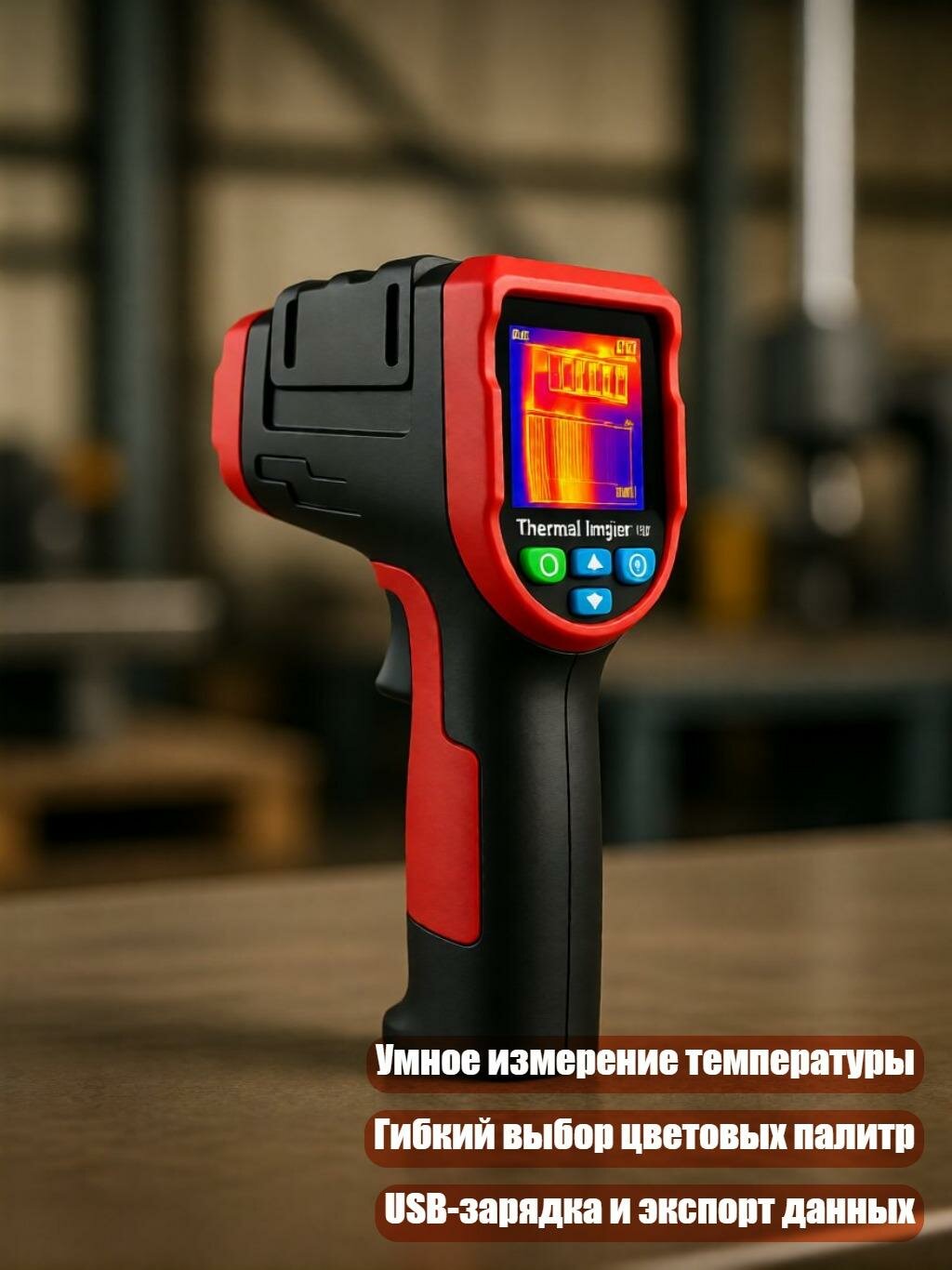Умная тепловизионная камера с LCD-дисплеем