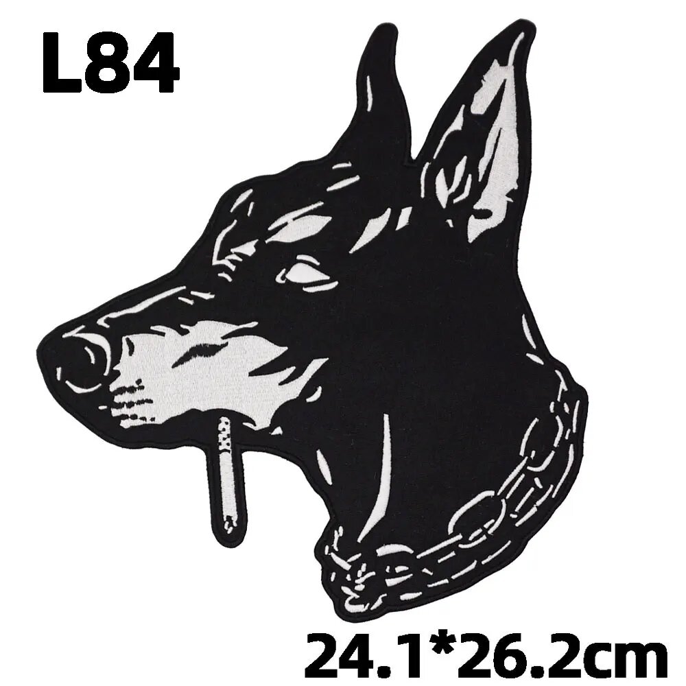 Нашивка Sons of Anarchy Черный, L84 iron on