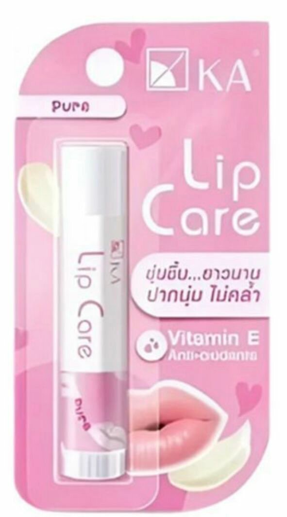Бальзам для губ KA Lip Care Pure с витамином Е Таиланд