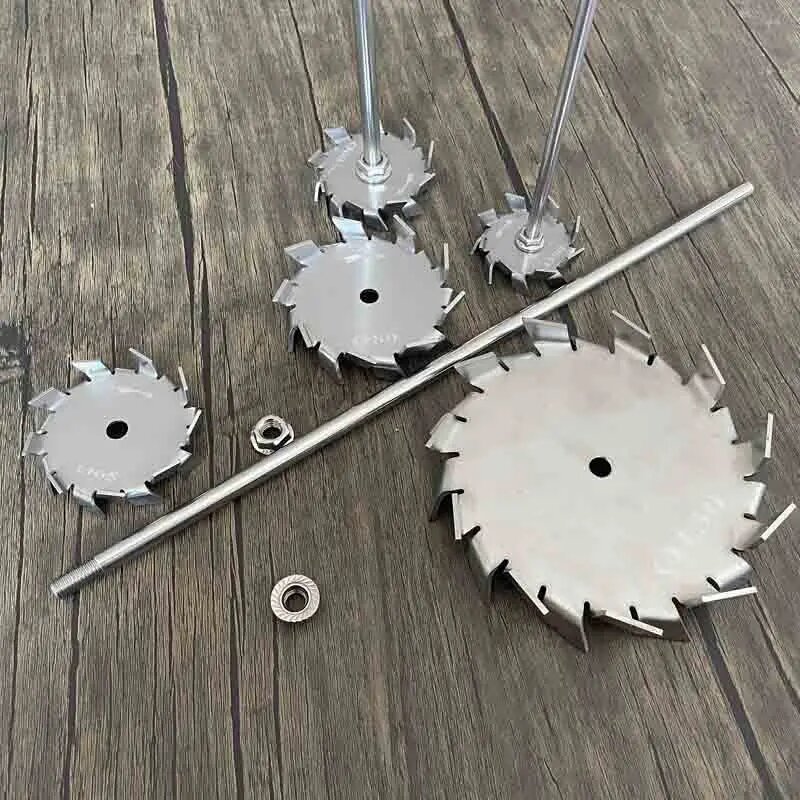 Лабораторный дисковый мешалка из нержавеющей стали 304 60mm disk with rod