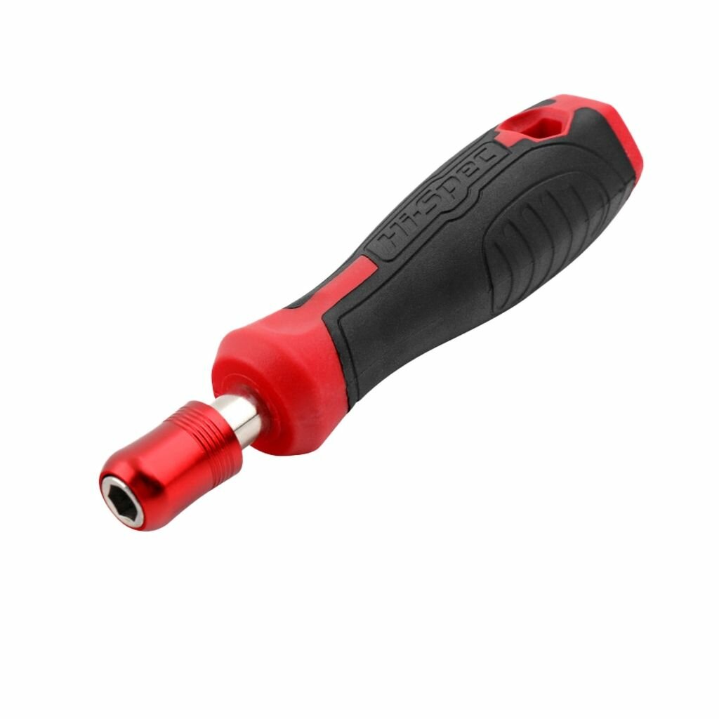 1/4 дюйма (6.35 мм) трещоточная рукоятка для бит с магнитным держателем для домашнего ремонта, красный