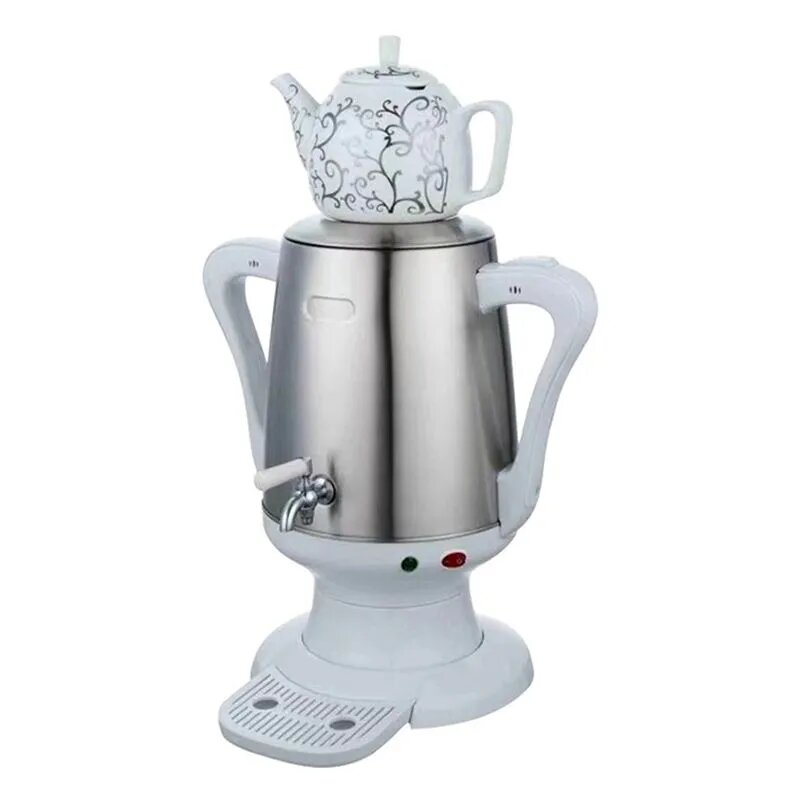 Электрический самовар PP-KC00712-250606M-25 белый, 4 л