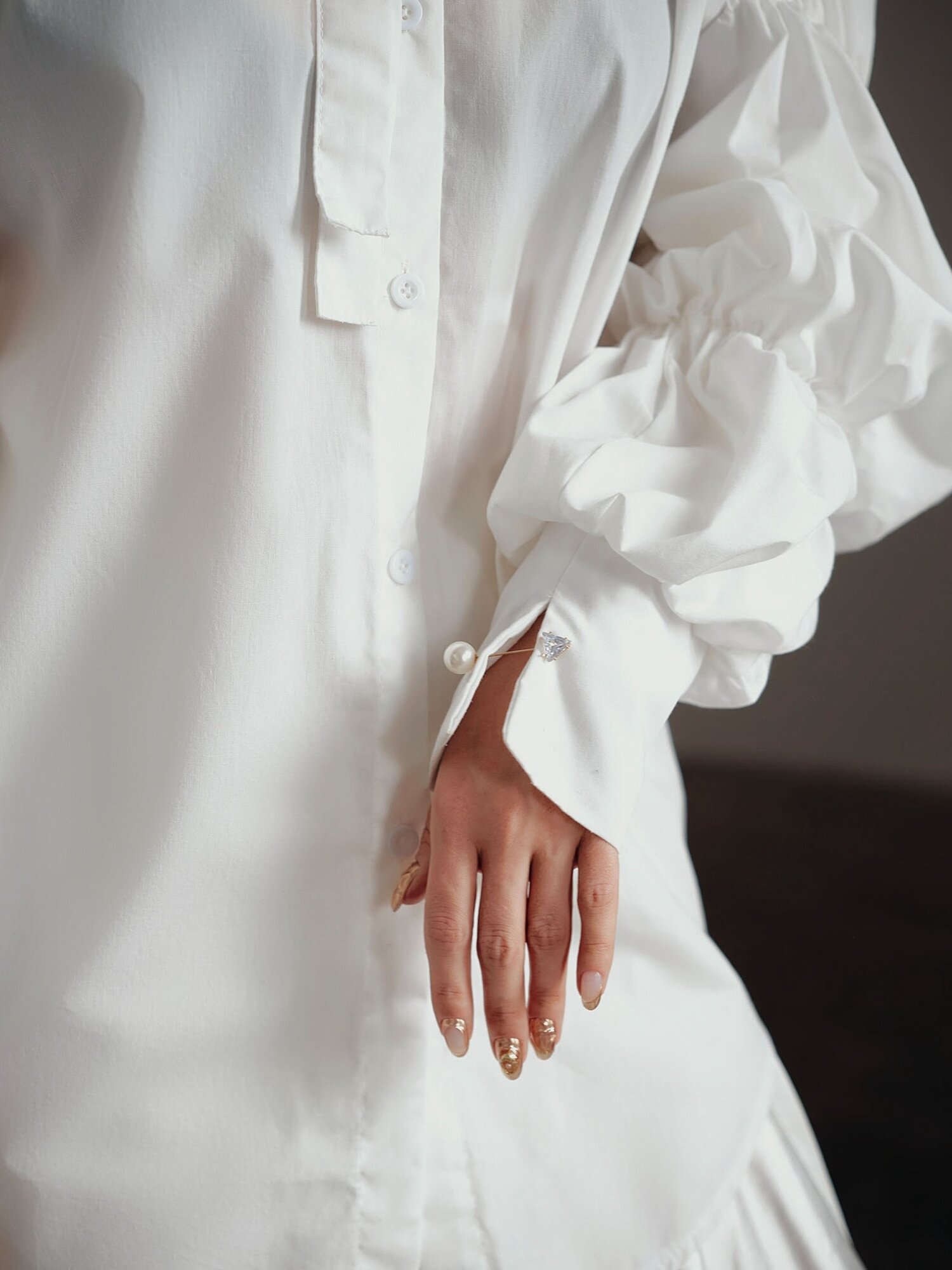 Брошь Queen Fair, циркон