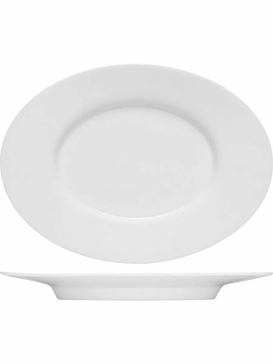 Блюдо овальное Bauscher Purity фарфоровое 18 см