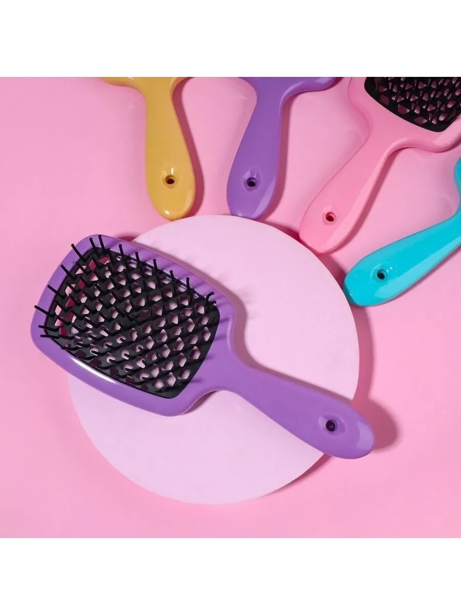 Комфортная массажная расческа для ухода за волосами