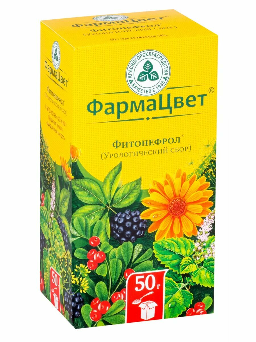 Фитонефрол сбор урологический измельч 50 гр пакет
