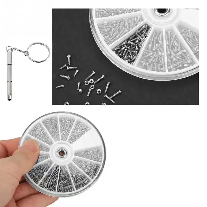 Набор винтов и болтов для очков и часов M1.0 M1.2 M1.4