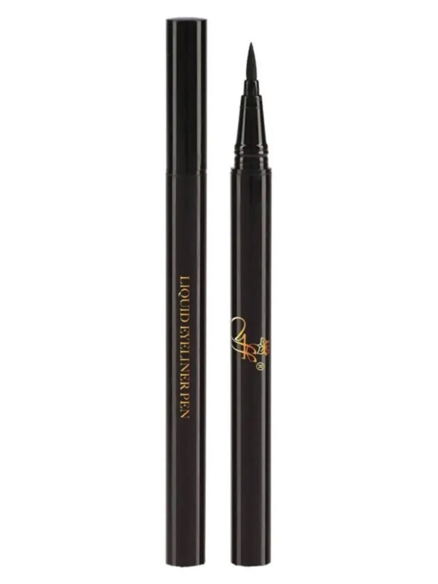 Ffleur Подводка-фломастер для глаз Liquid Eyeliner Pen Precision Line, ES 834, тон чёрный, 1 шт