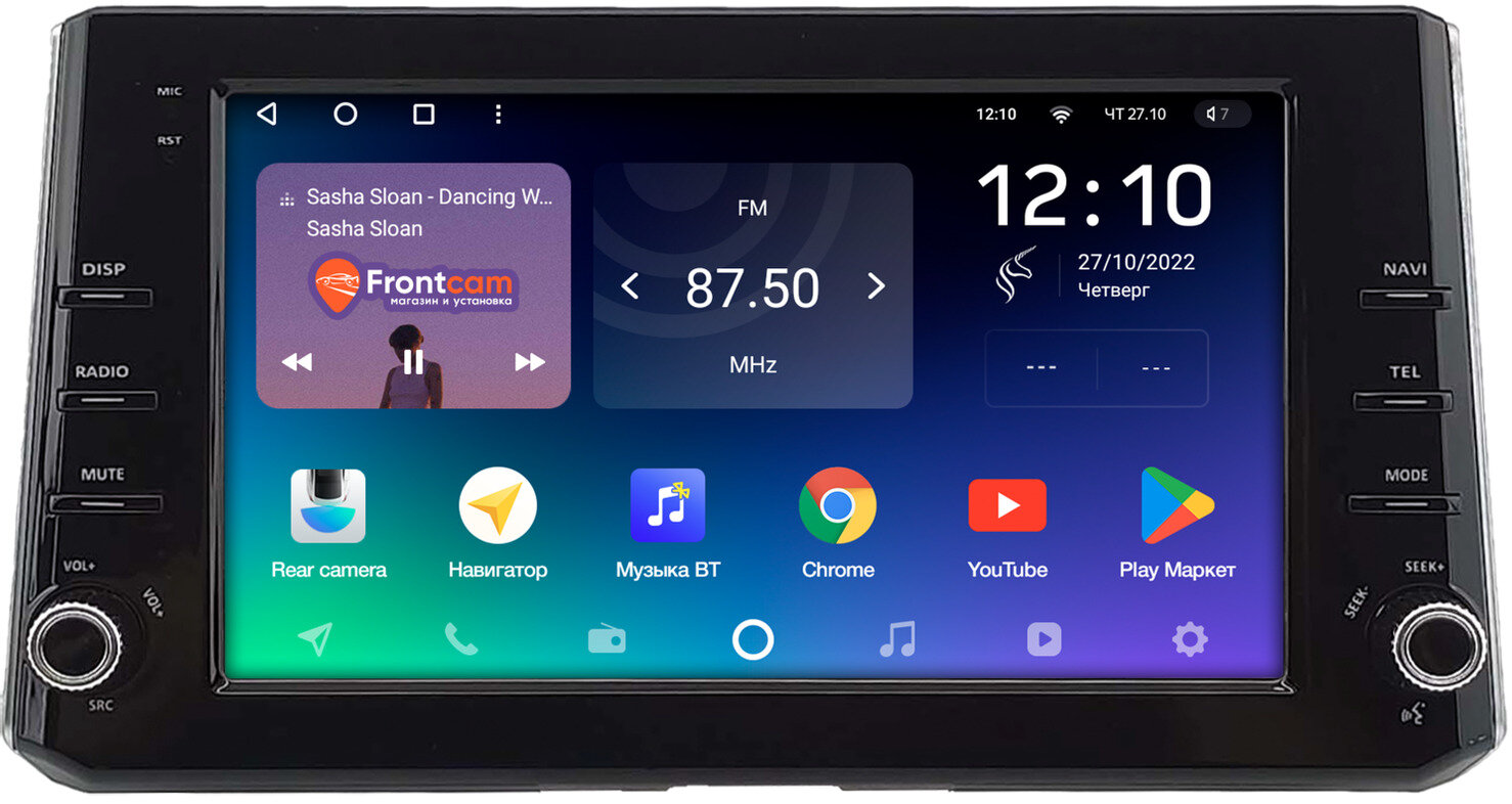 Штатная магнитола Toyota Corolla (E210), Corolla Cross 2018-2024 (глянцевая) Teyes SPRO PLUS 4/64 10" RM-10-1850 Android 10 (4G-SIM, DSP, IPS)