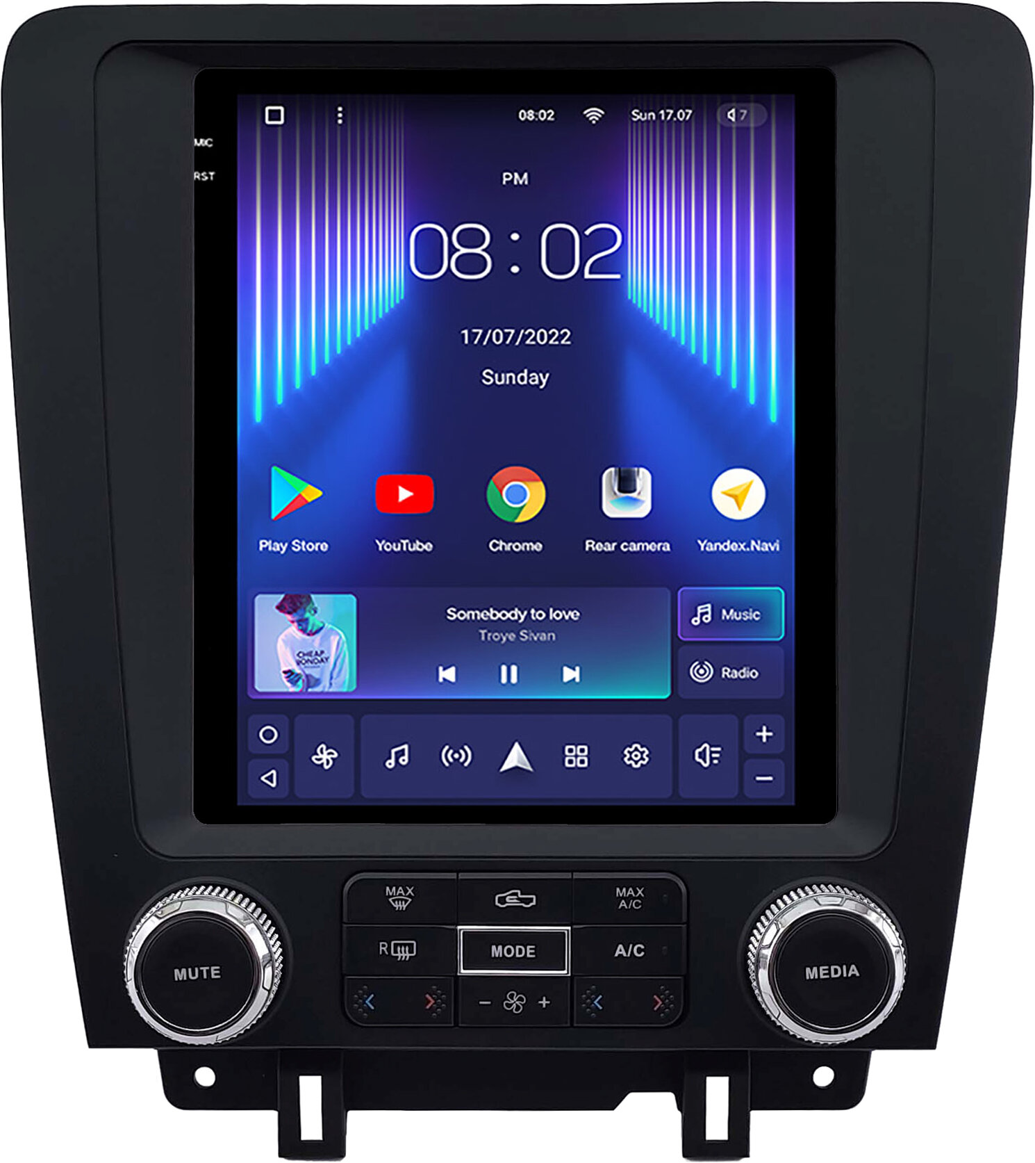 Штатная магнитола Ford Mustang 5 2009-2014 Teyes TPRO 2 DS (Tesla) 9.7" 3/32 RM-1312-230 Android 10 (4G-SIM, DSP, QLed)