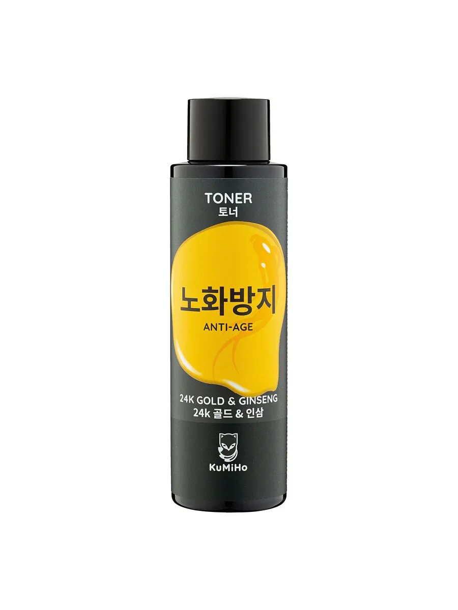 Тоник для лица Kumiho Антивозрастной c частицами золота и эк