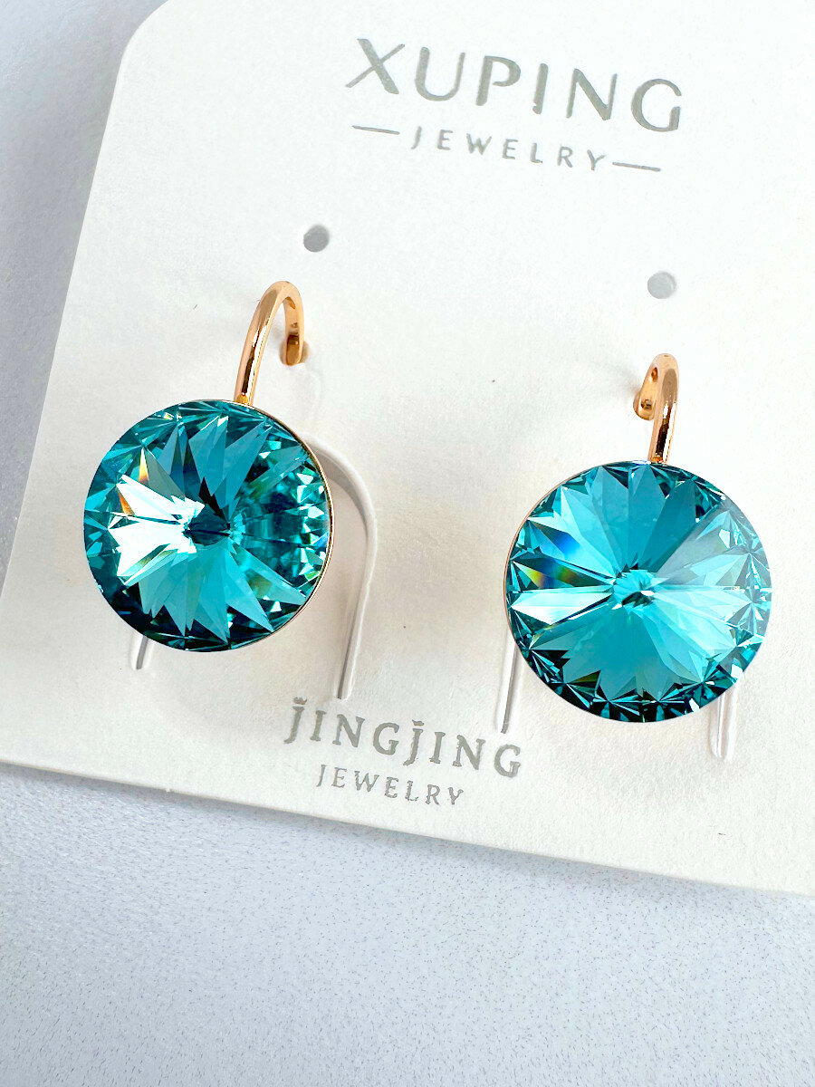 Серьги, кристаллы Swarovski