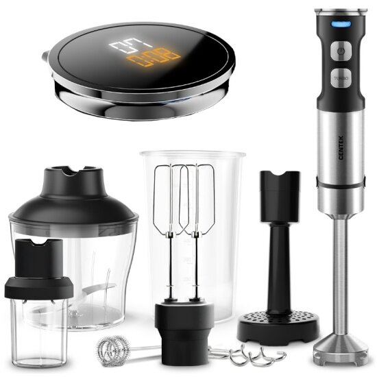 Блендер Centek CT-1367 (сталь) 1500Вт