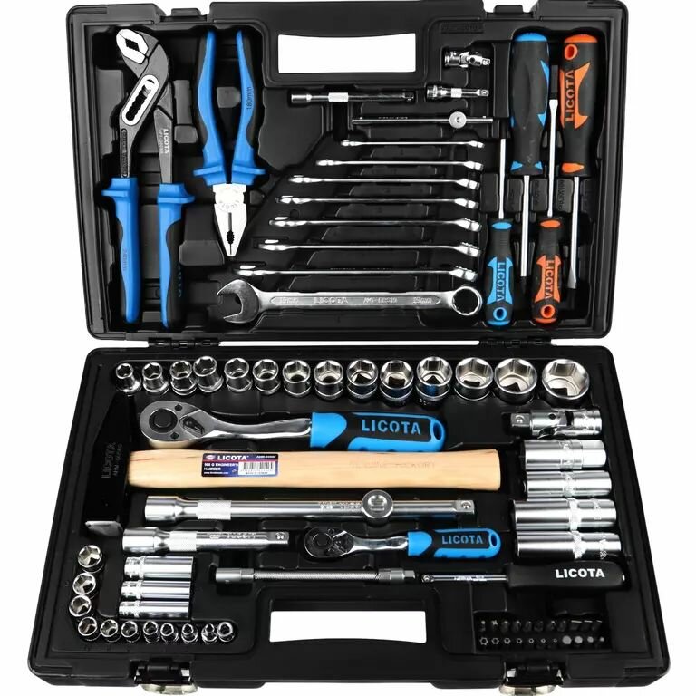 Набор инструмента 1/4" и 1/2", 81 предмет Licota ALK-8016F