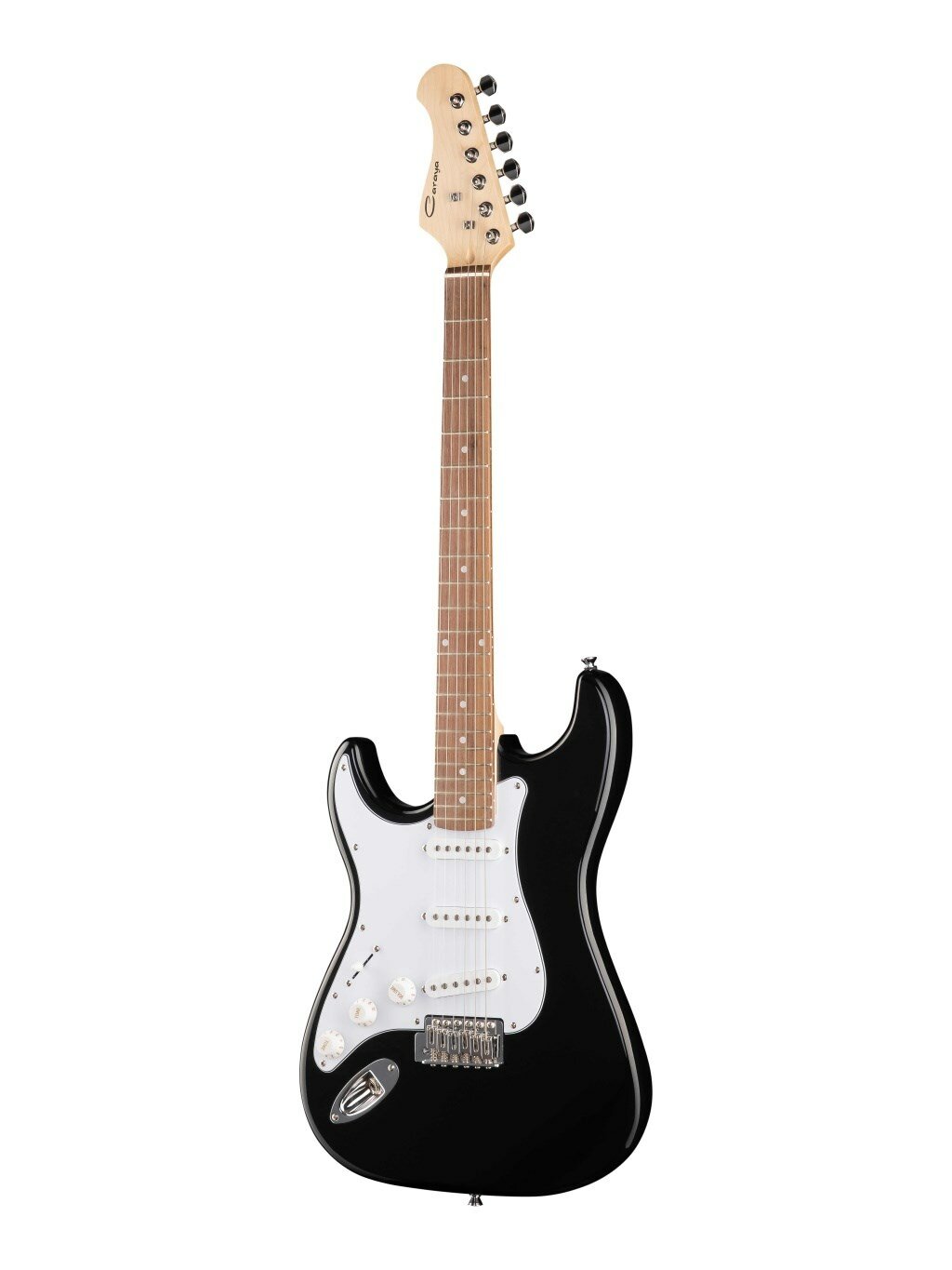 Caraya E200LF-BK Электрогитара леворукая, черная