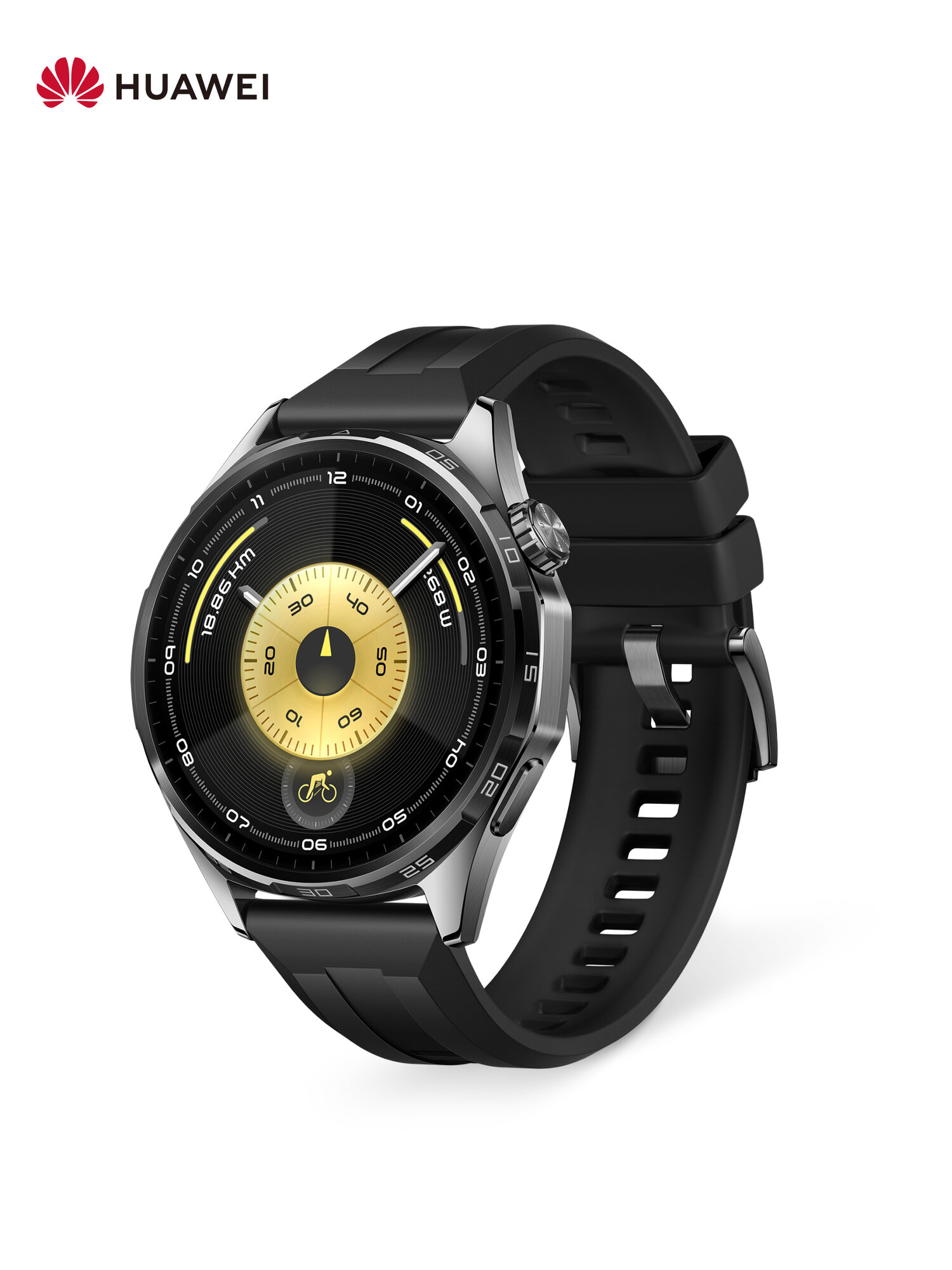 Смарт часы HUAWEI WATCH GT 6 46 мм Черный, AMOLED экран 1,47'