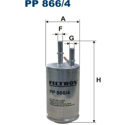 Фильтр топливный FILTRON PP866/4 Volvo S80 Ll 2.5t,3.0t6,3.2,4.4v8, V70 Lll 3.0t6, Xc60 3.0 08->