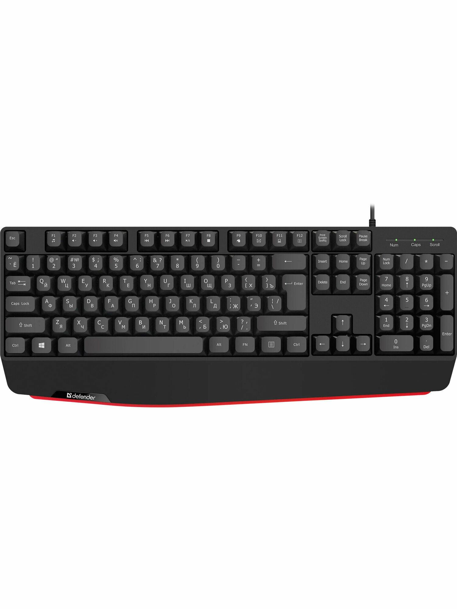 Клавиатура проводная DEFENDER Atom HB-546 RU (45546)